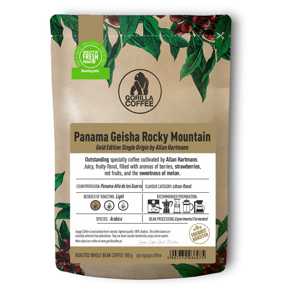 Καφές Espresso Ingagi Panama Gesha Rocky Mountain 100g σε κόκκους ...